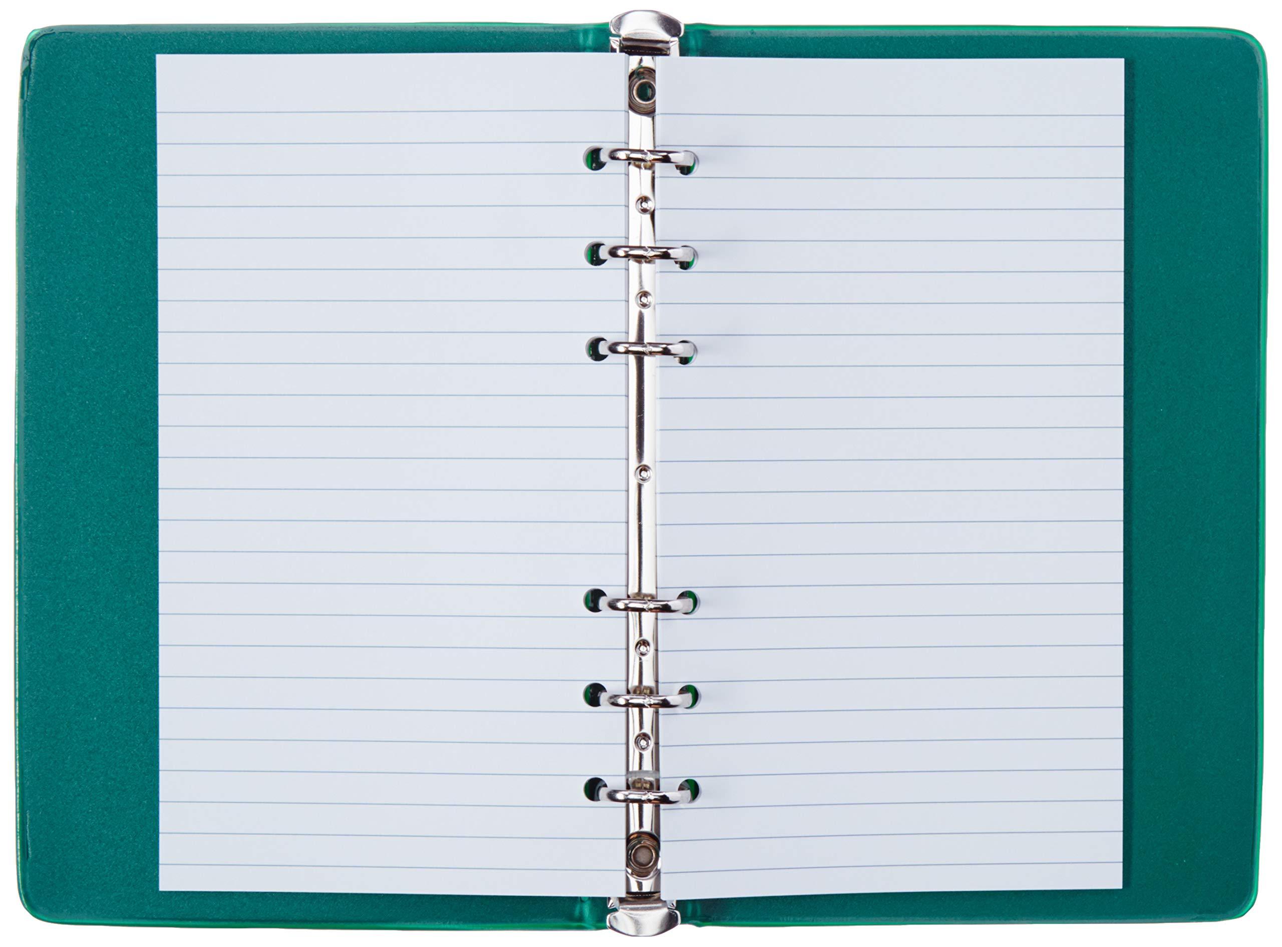 Mead Loose-Leaf Memo Book, 6 3/4 x 3 3/4", 6-Ring, 1/2-Inch, 40 Pages ...