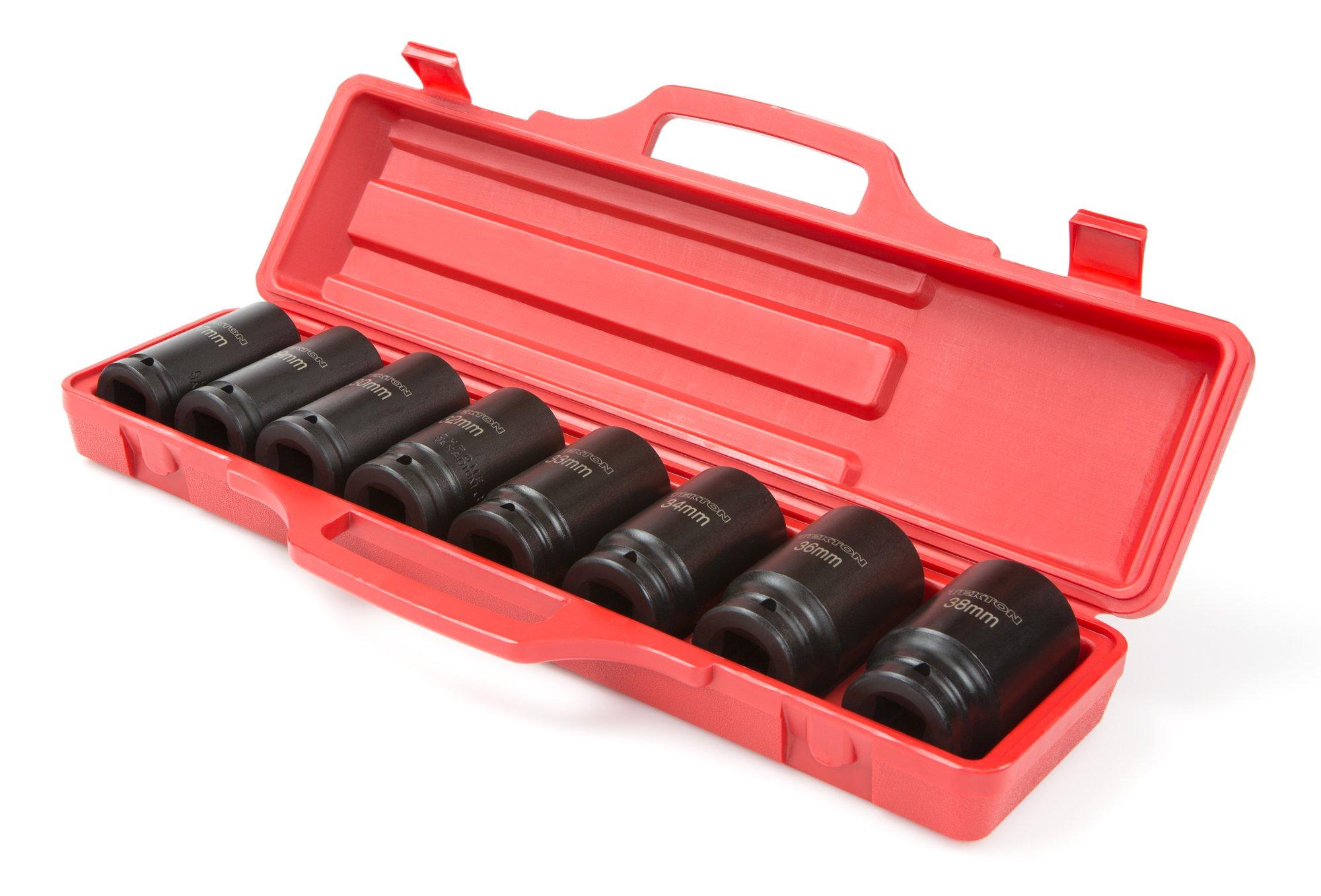 TEKTON 3 4 Inch Drive Deep Impact Socket Set Metric Cr V 6 Point 27 TEKTON 3 4 Inch Drive Deep Impact Socket Set Metric Cr V 6 Point 27